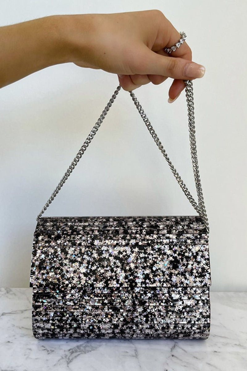 OLGA BERG AUSTRALIA Stacer Acrylic Foldover Clutch - Black Star – Smoke ... OLGA BERG AUSTRALIA Stacer Acrylic Foldover Clutch - Black Star – Smoke ...