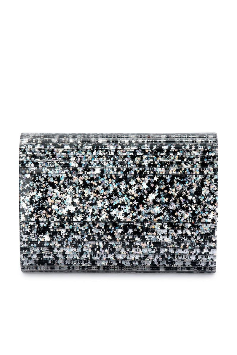 OLGA BERG AUSTRALIA Stacer Acrylic Foldover Clutch - Black Star – Smoke ... OLGA BERG AUSTRALIA Stacer Acrylic Foldover Clutch - Black Star – Smoke ...